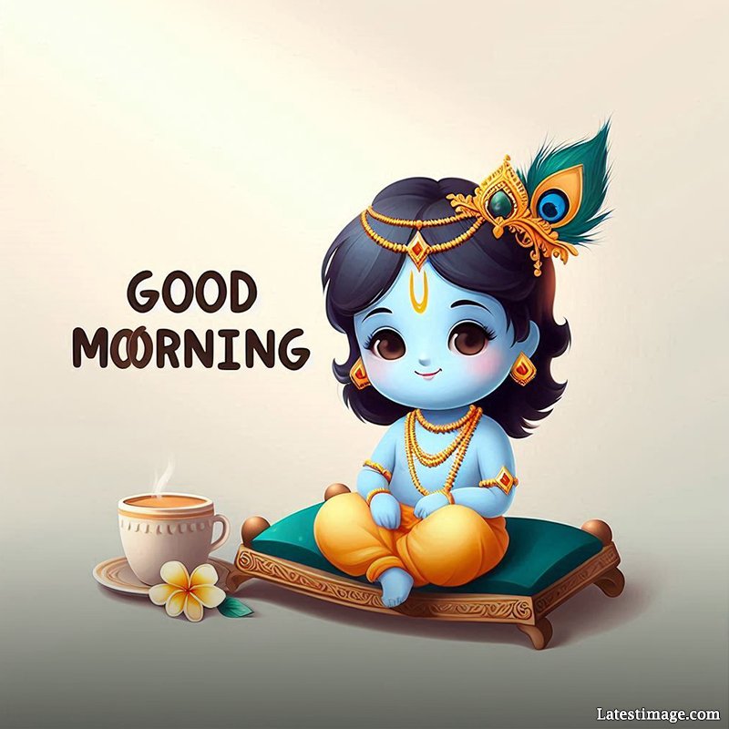50+ Good Morning Krishna Images HD - LatestImage.com – Download High ...