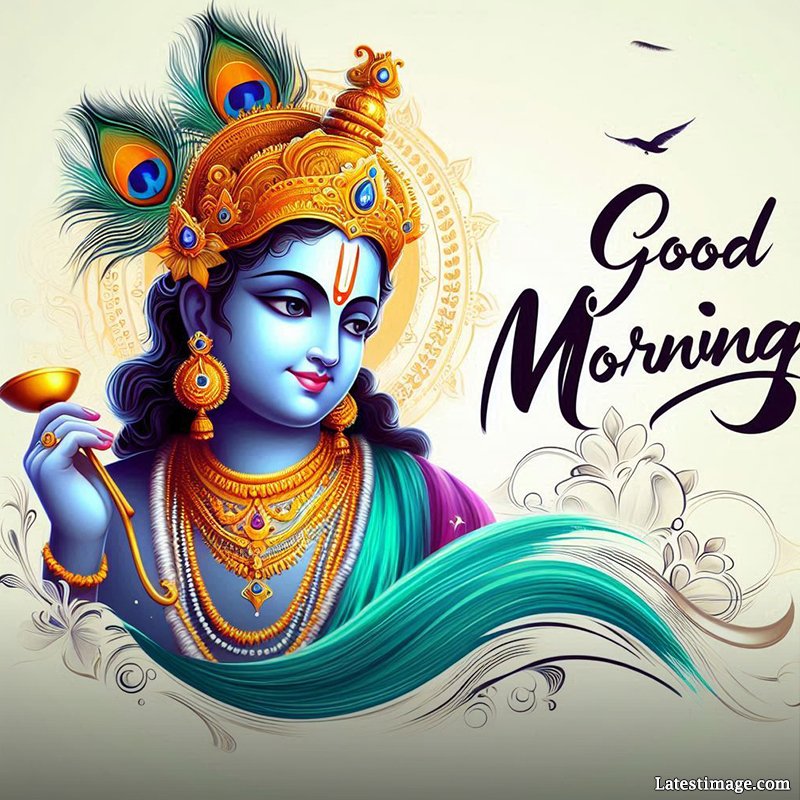 50+ Good Morning Krishna Images HD - LatestImage.com – Download High ...
